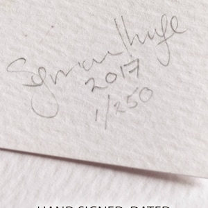 Flamingo Pair Print - Signed Limited Edition Prints of My Original Abstract Watercolour Painting ...