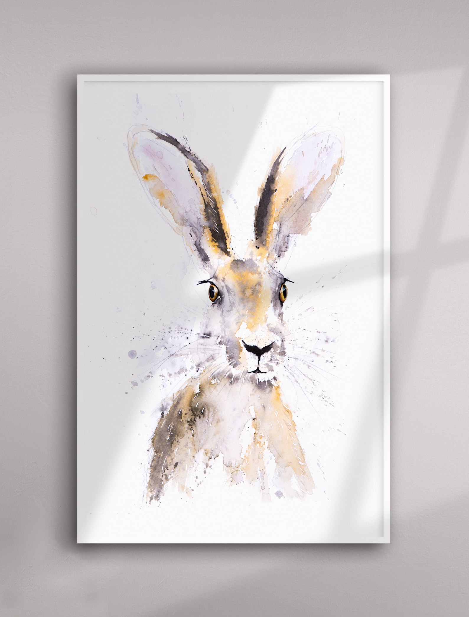 Hand Signed Limited Edition Print of My Original Hare Painting - Etsy