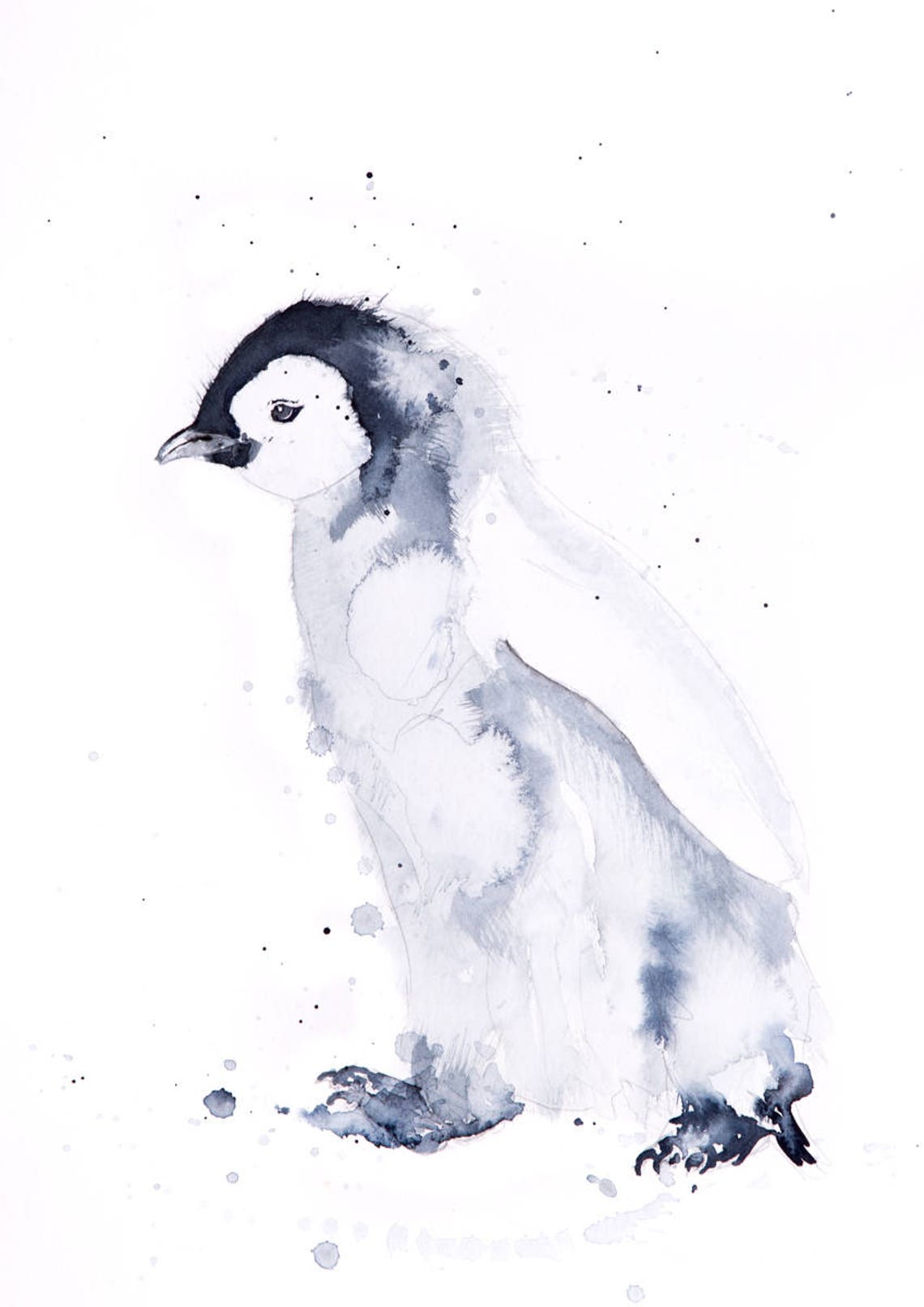 Mini Penguin Limited Edition Signed Print of my original | Etsy