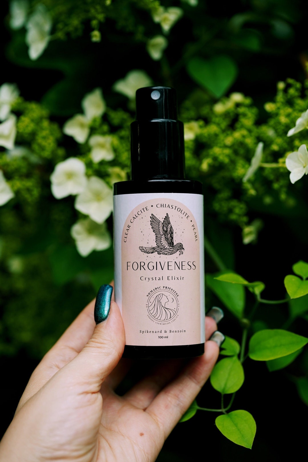 Spikenard & Benzoin Forgiveness Crystal Elixir Aura Mist Spray for Yoga ...