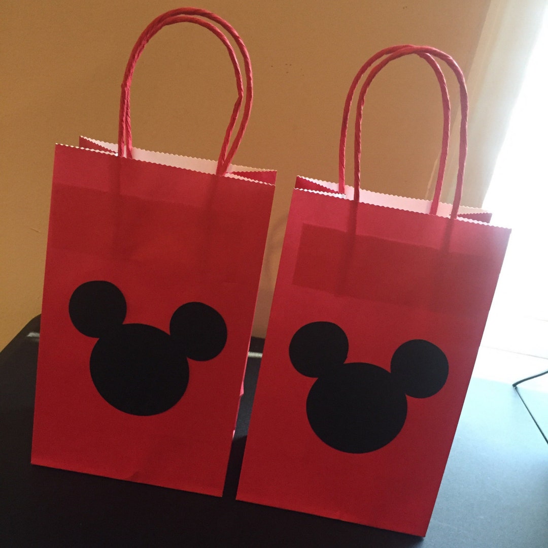 Mickey Gift/goodie Party Bags - Etsy