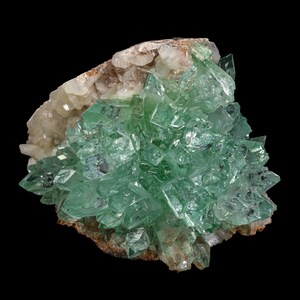 Rare Green Floral Apophyllite Sharp Terminated Natural Mineral Specimen ...