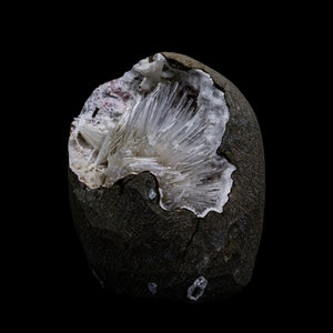 Selfstanding Scolecite Spray Geode With MM Quartz Natural Mineral ...
