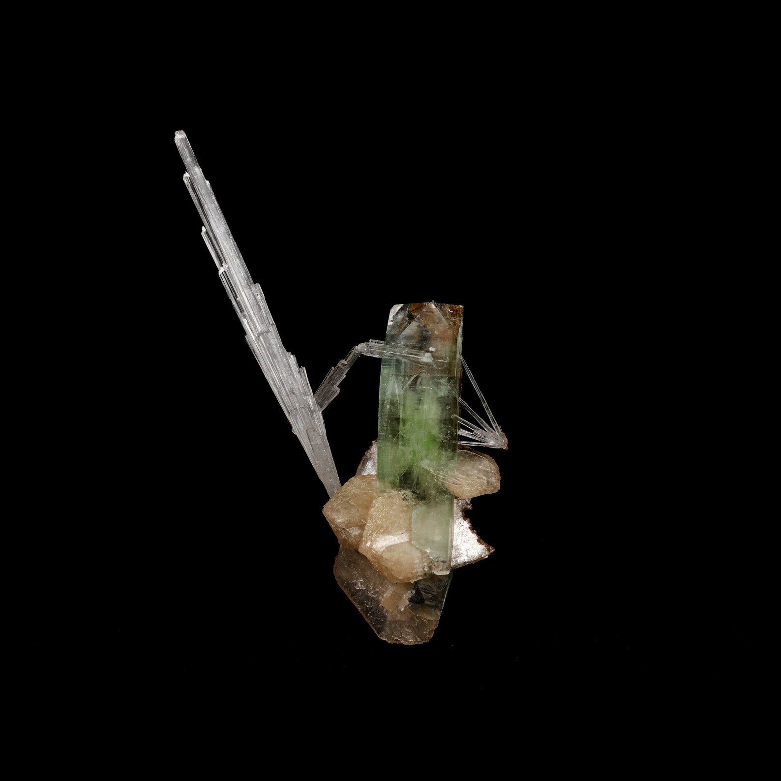 Apophylite With Stilbite and Scolecite Sprays Natural Mineral | Etsy