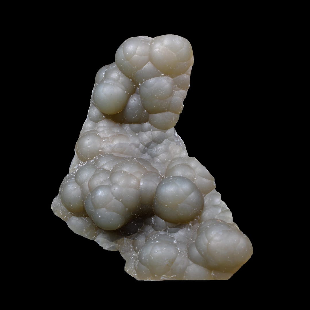 Rare Botryoidal Agatized Chalcedony Mineral Specimen – Natural Indian ...