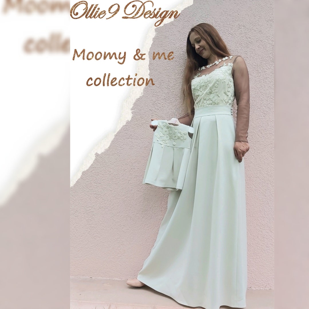 Mother Daughter Lace Matching Dresses, Matching Lace Dresses, Pink ...