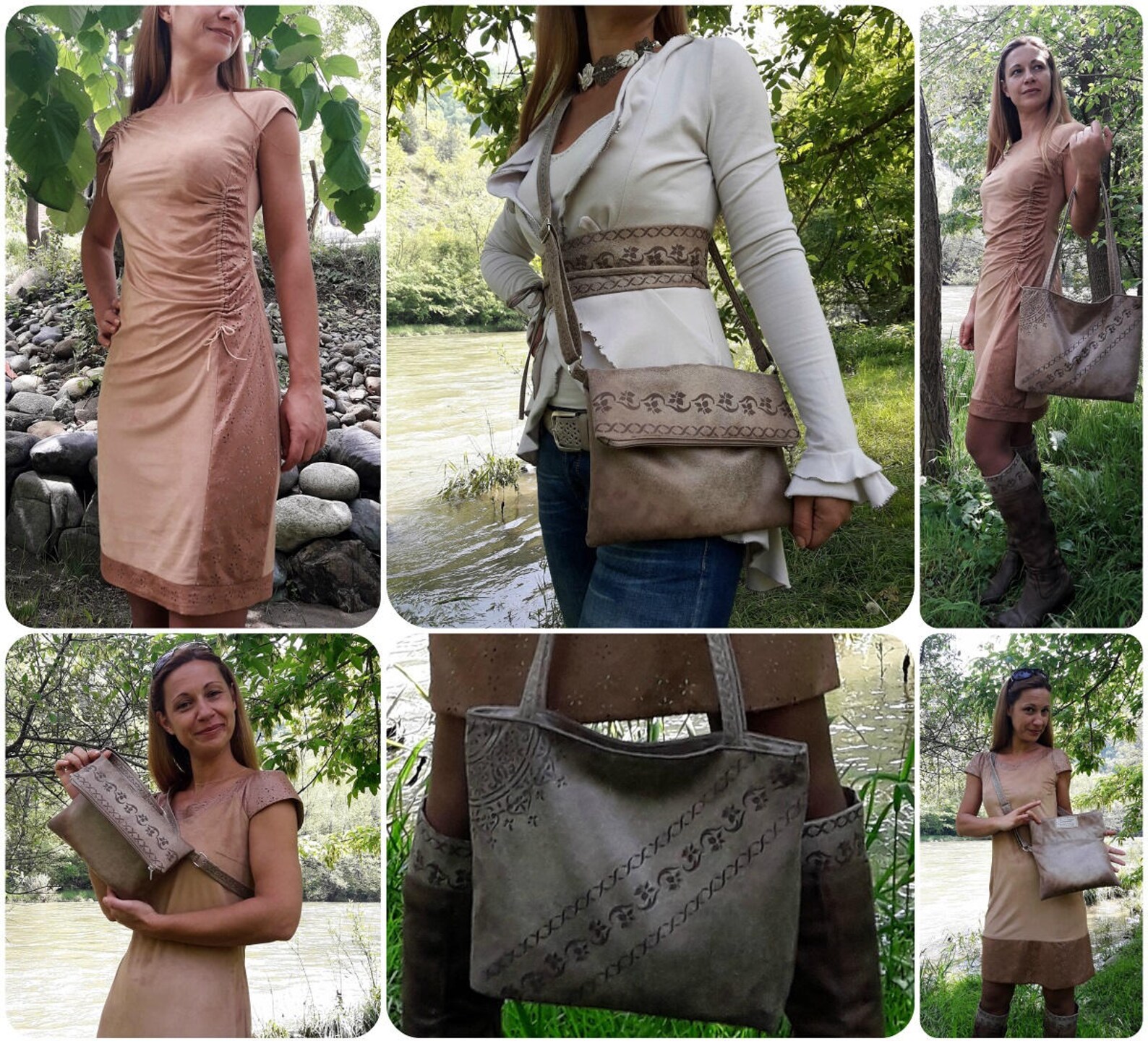 Brown Shoulder Bag , Woman Crossbody Bag, Clutch Fold Over Bag ...