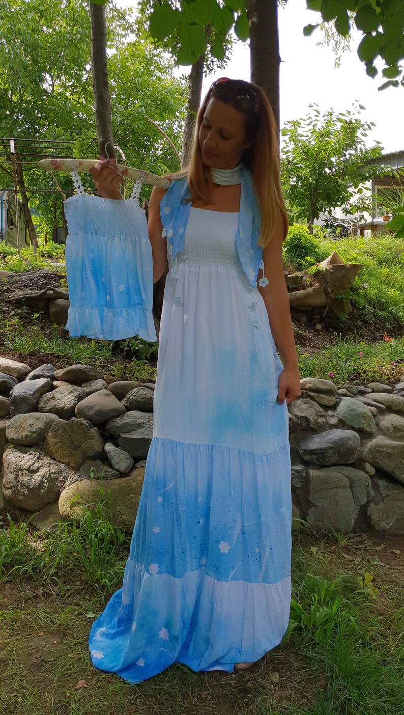 Matching Dress For Mother And Daughter Summer Cotton Dress Etsy