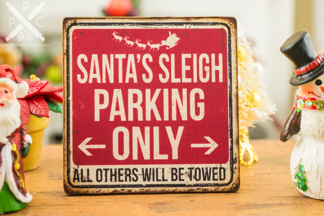 Made to Order Dollhouse Miniature Santa's Sleigh Parking Decorative ...