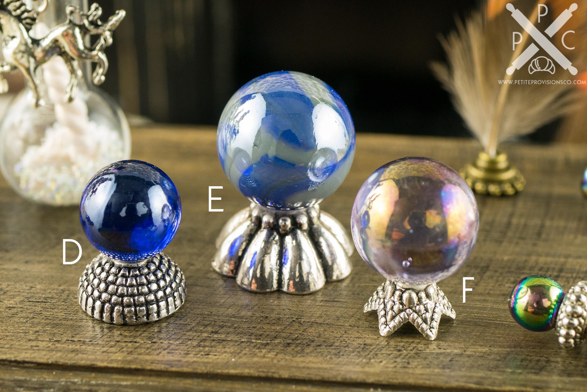 Dollhouse Miniature Magical Crystal Ball Gazing Ball - Etsy