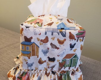 Chicken Tissue Box - Etsy