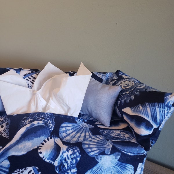 Sea Shell Tissue Box - Etsy