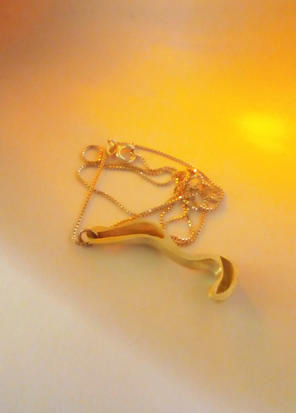 Abstract Line a Handmade Necklace Silver Jewelery With | Etsy