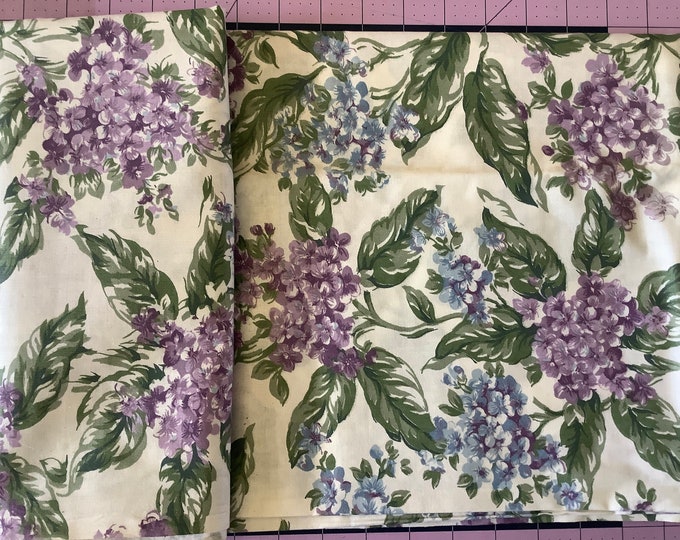 Hydrangea Print Fabric - Etsy