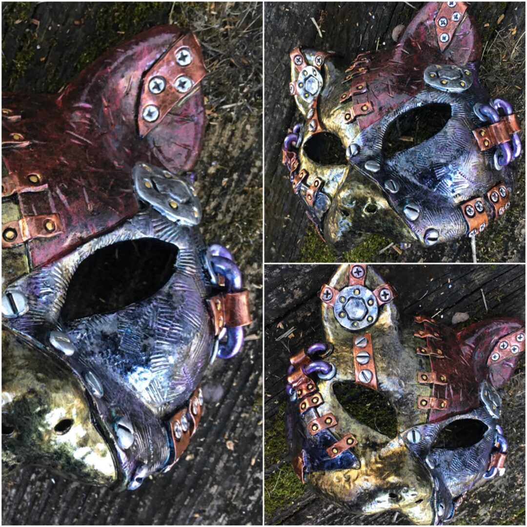 5 Steampunk Cat Mask - Etsy