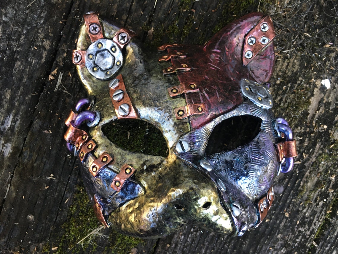 5 Steampunk Cat Mask - Etsy