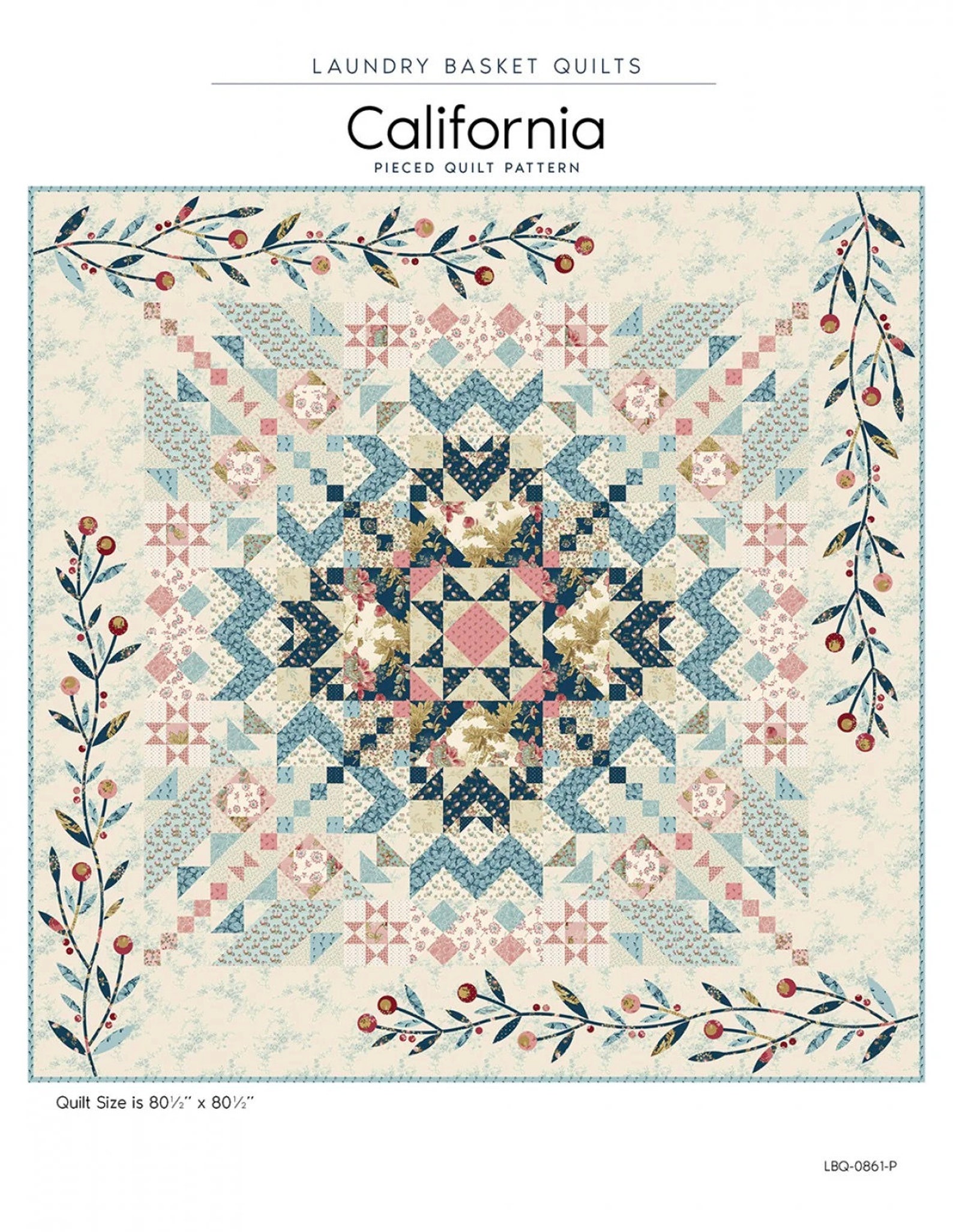 California Quilt Pattern by Laundry Basket - Etsy