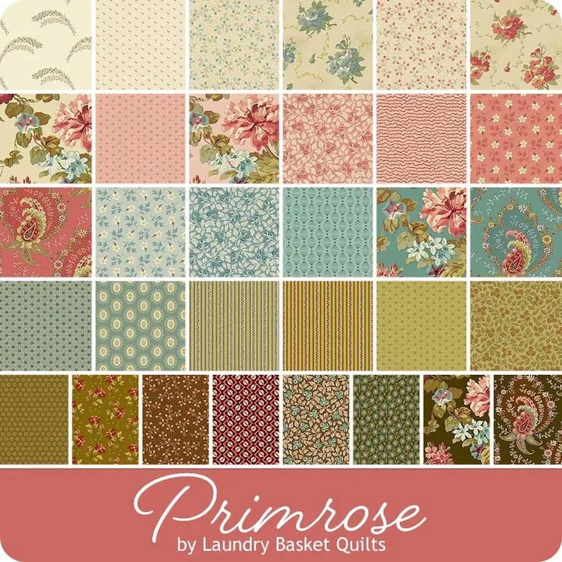 Amaryllis Primrose Quilt Kit by Edyta Sitar of Laundry Basket Quilts ...