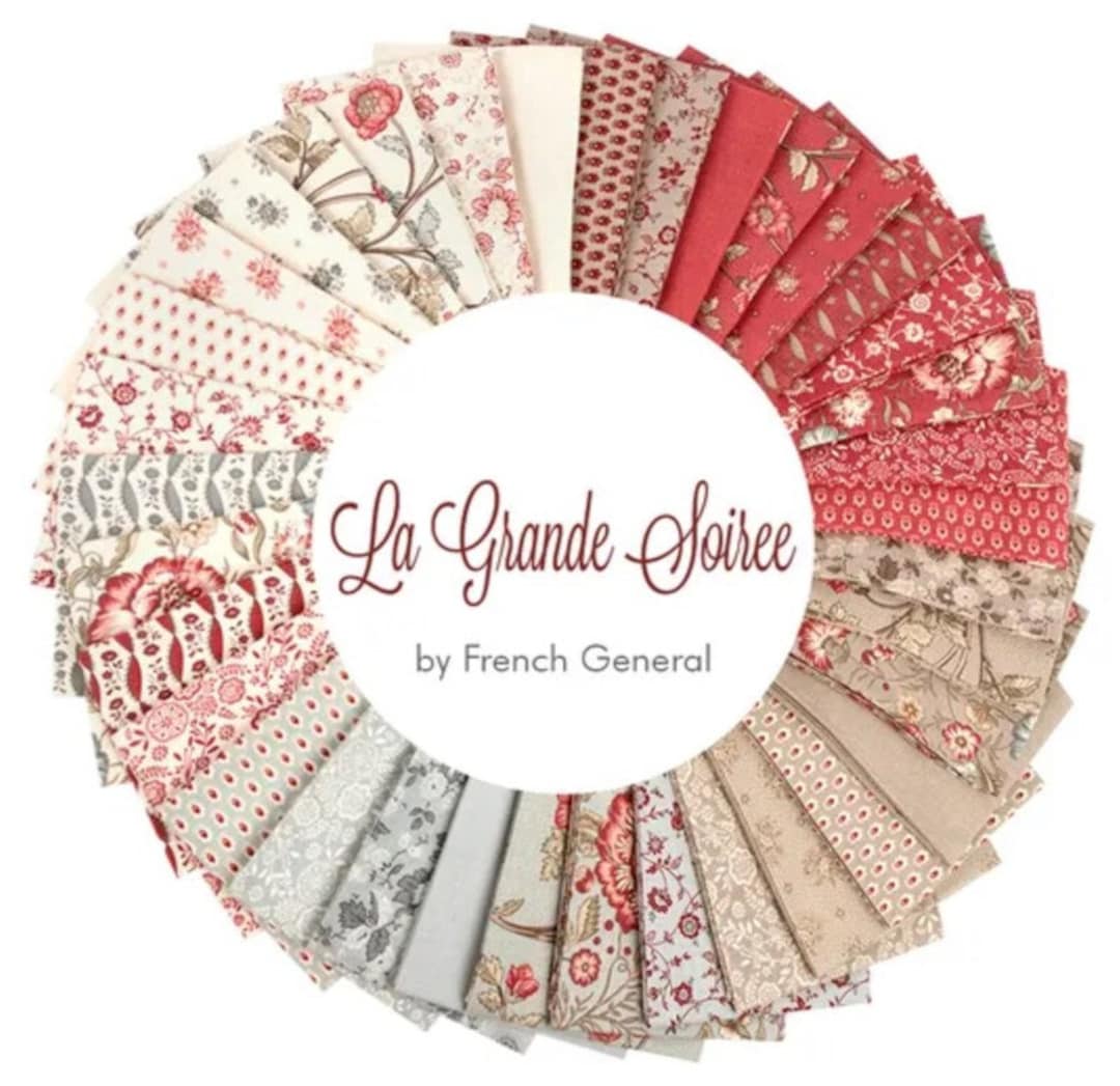 La Grande Soirée Fat Quarter Bundle 36 Fat Quarters by French General ...