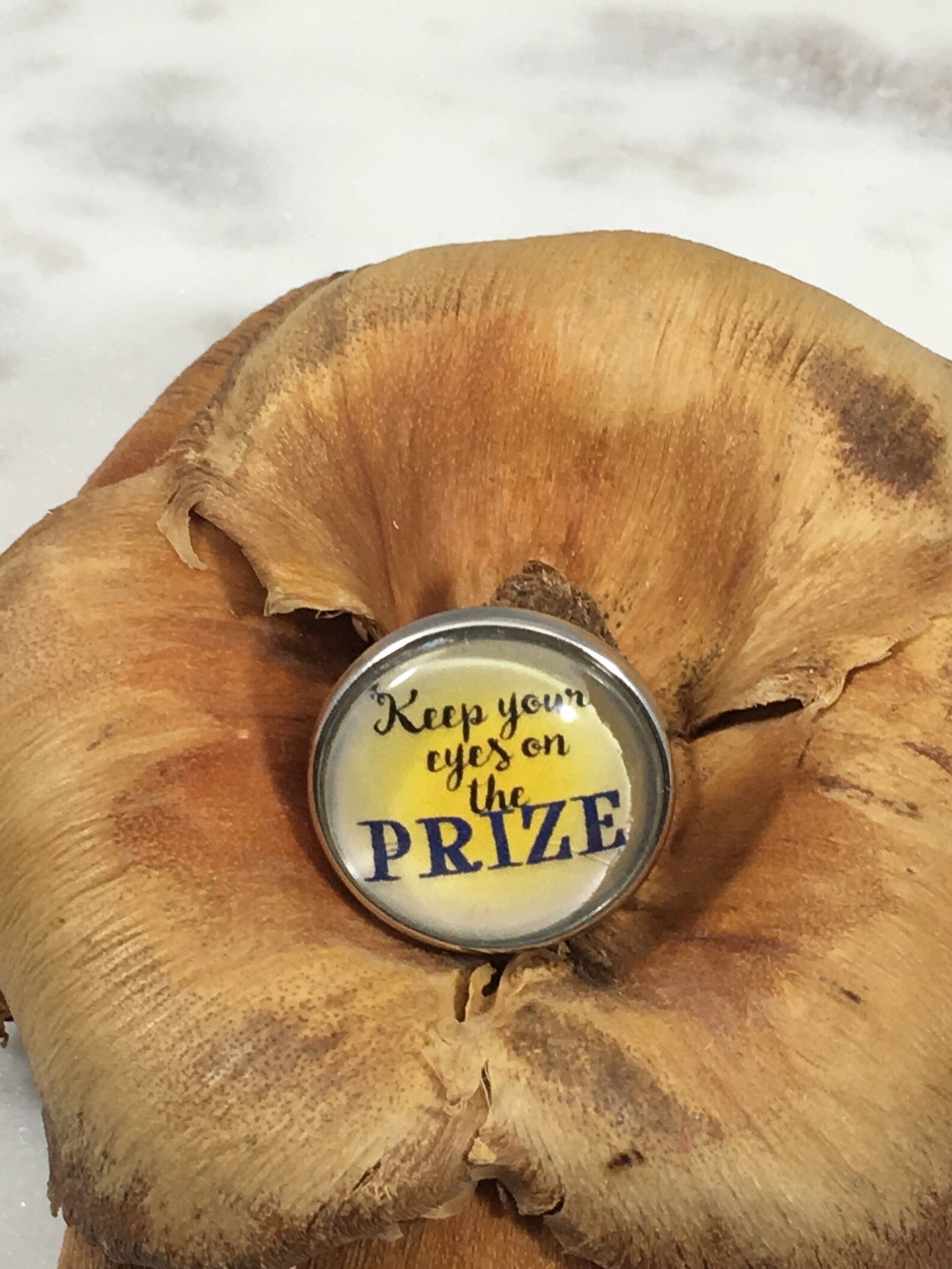 Keep Your Eyes on the Prize Snap Button (18mm), Requires Base - Etsy