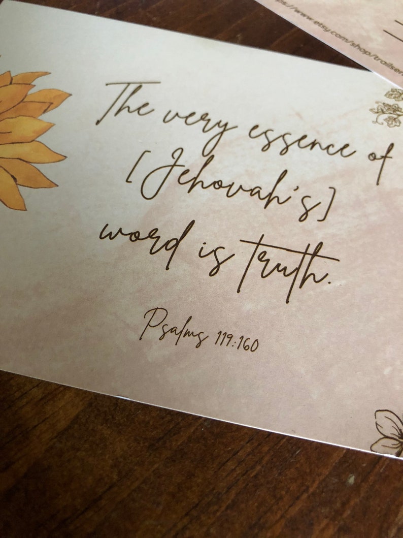 The Very Essence of jehovahs Word is Truth Psalms 119:160 - Etsy