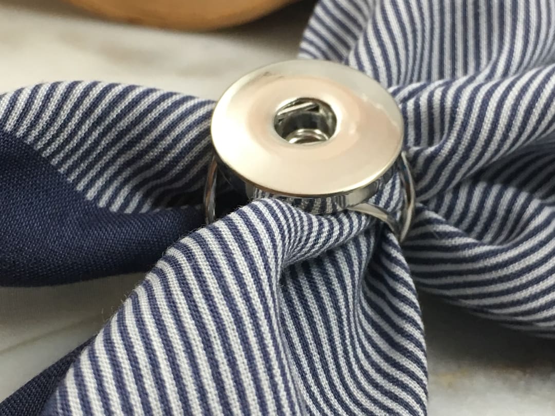 Interchangeable Snap Button Scarf Ring Jewelry - Etsy