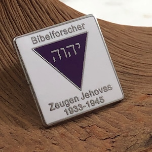 Purple Triangle Lapel Pin – Jehovah’s Witness YHWH Commemorative (1933 ...