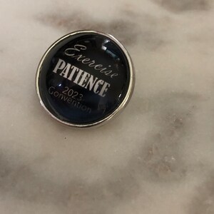 JW Exercise Patience Convention Snap Button - Etsy
