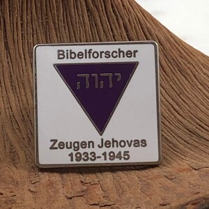 Purple Triangle Lapel Pin – Jehovah’s Witness YHWH Commemorative (1933 ...