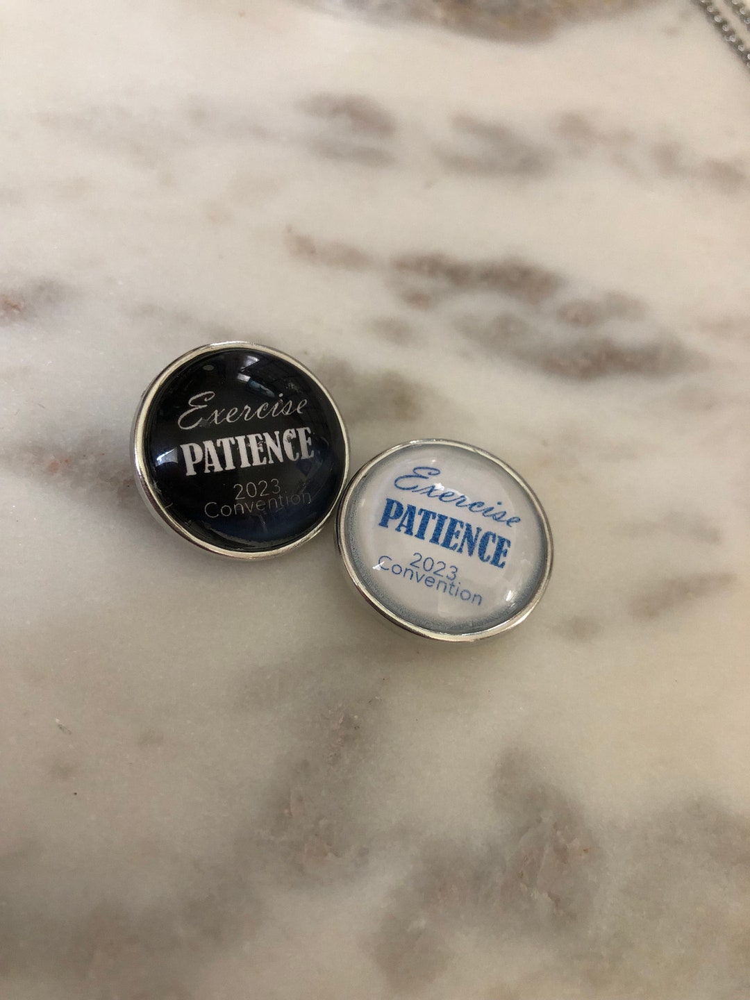 JW Exercise Patience Convention Snap Button - Etsy