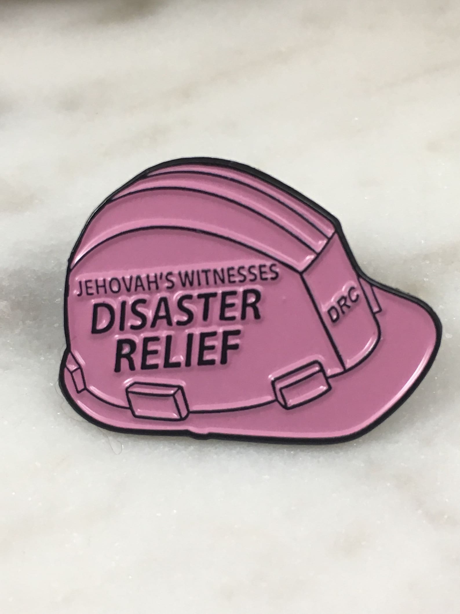 JW Disaster Relief Yellow Hard Hat Lapel Pin LOT of 1 | Etsy