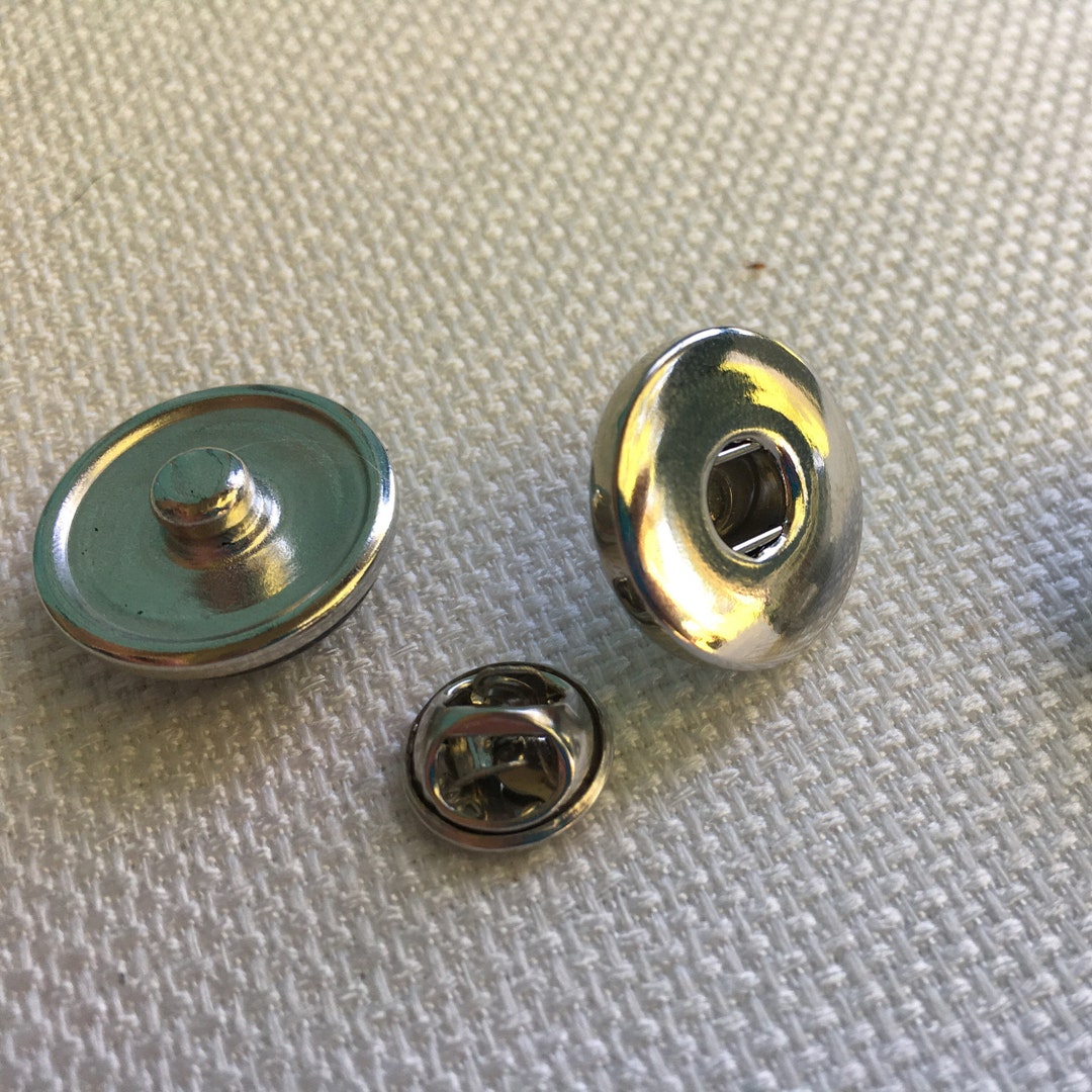 Interchangeable Snap Button Lapel Pin => EXCLUDES Snap Button - Etsy