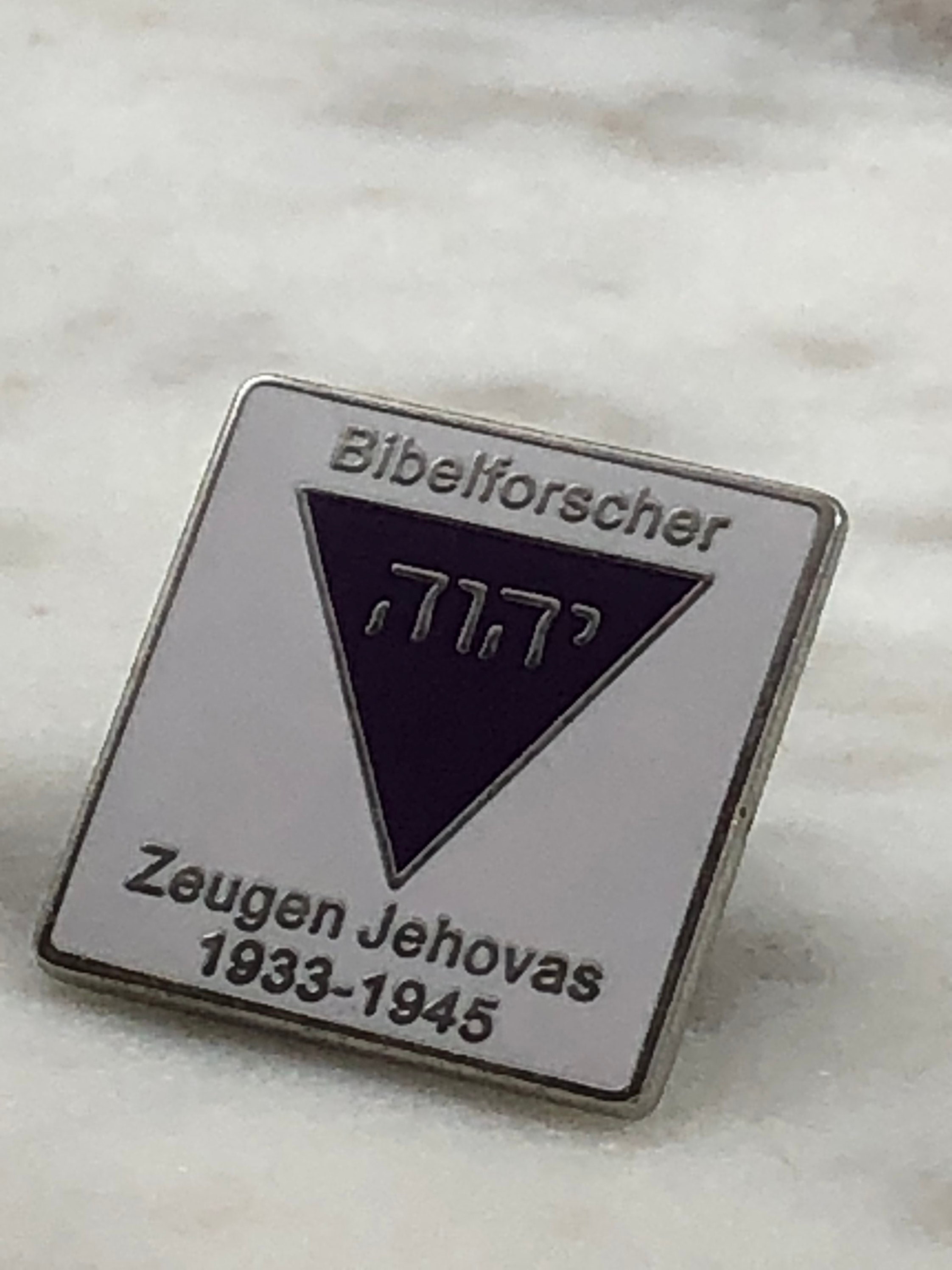 Purple Triangle Lapel Pin – Jehovah’s Witness YHWH Commemorative (1933 ...