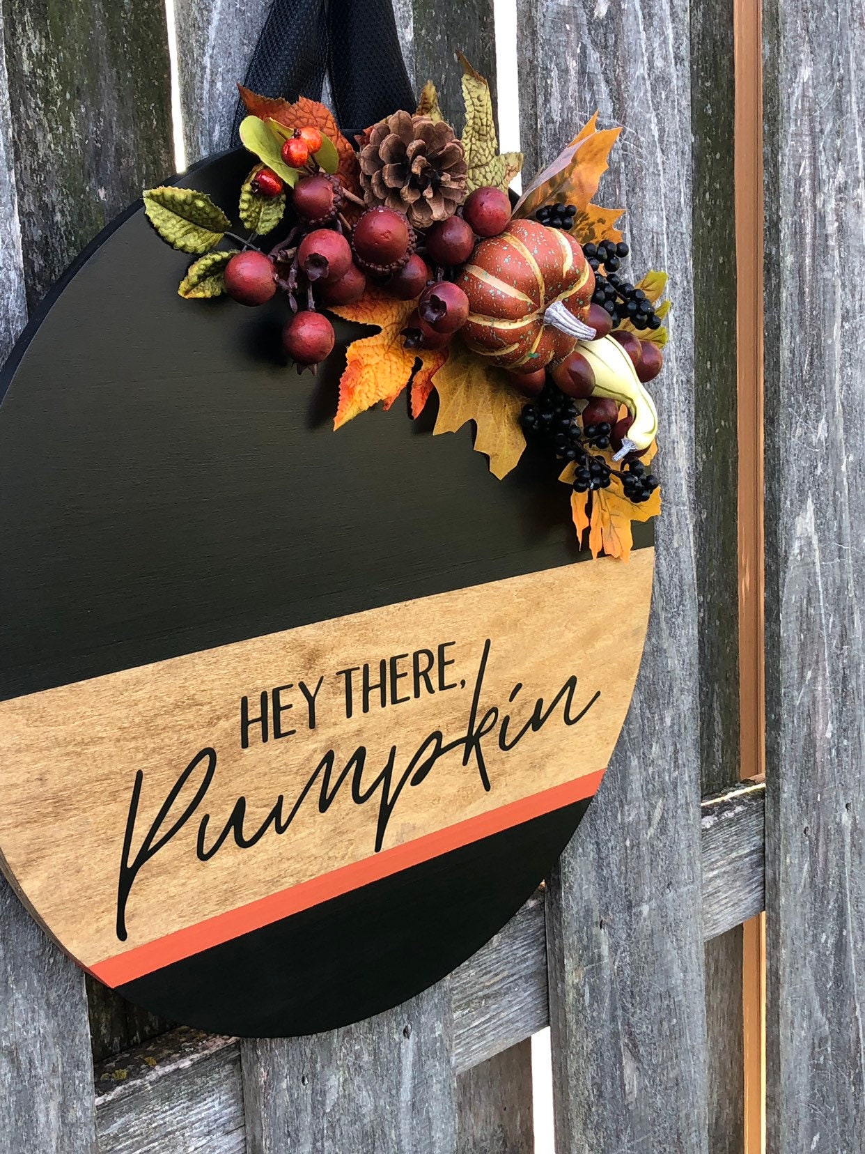 Round Door Hanger Door Hanger Door Decor Door Sign Hello - Etsy