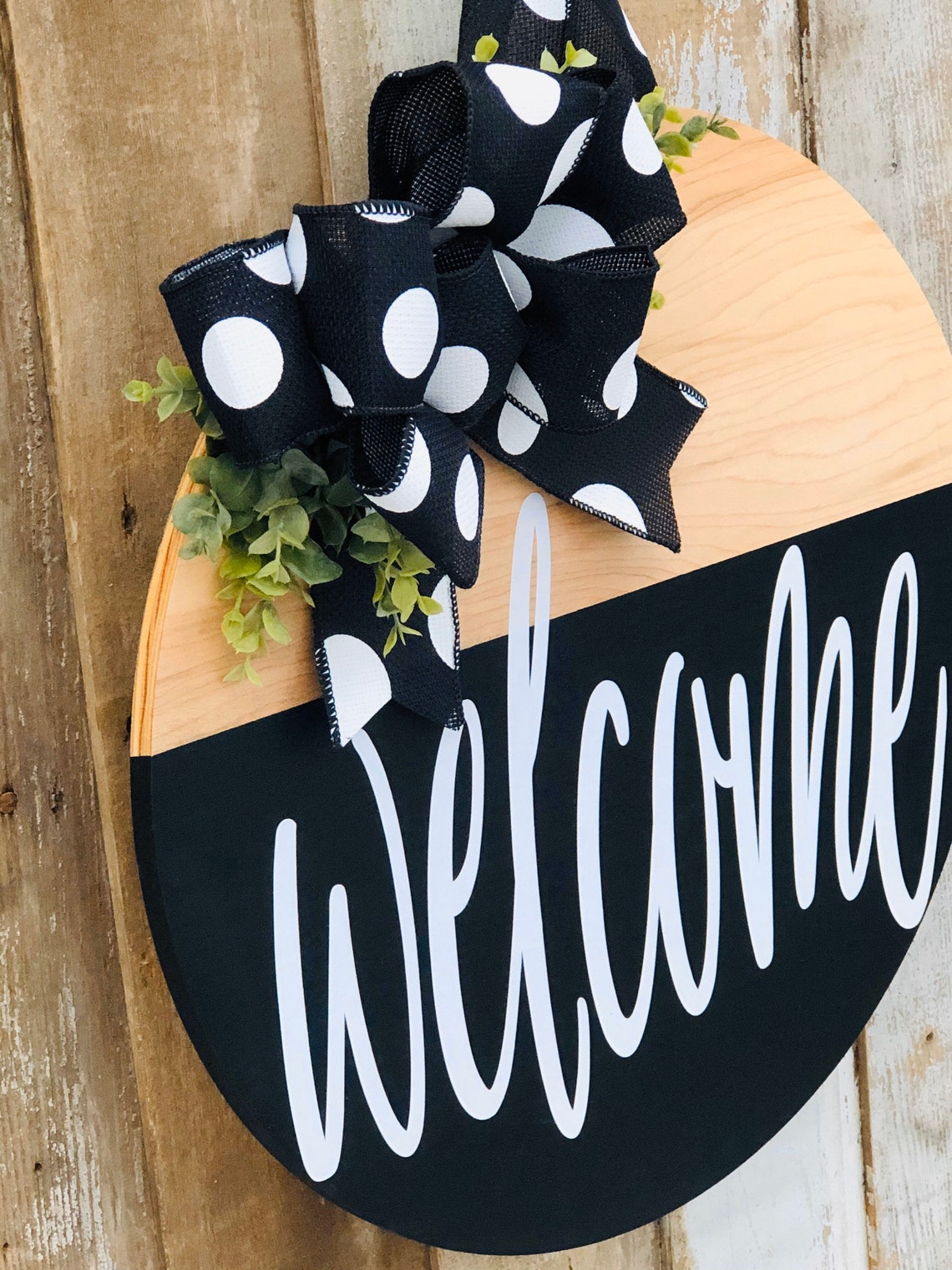 Welcome Home Door Hanger Front Door Decor Wood Door Sign | Etsy