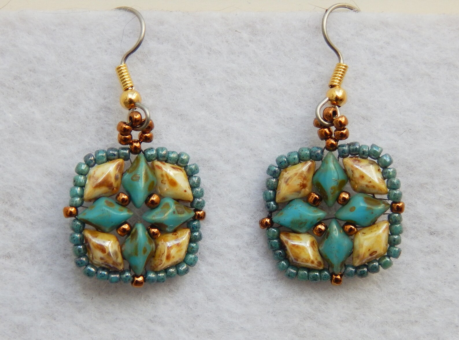 Gemduo Earring Pattern - Etsy