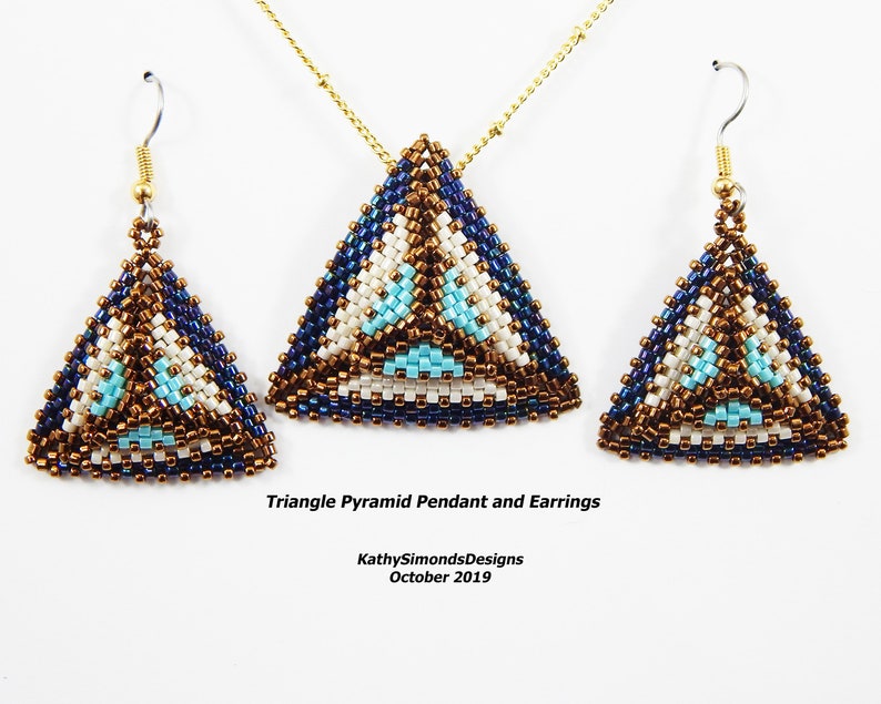 Triangle Pyramid Pendant Tutorial - Etsy
