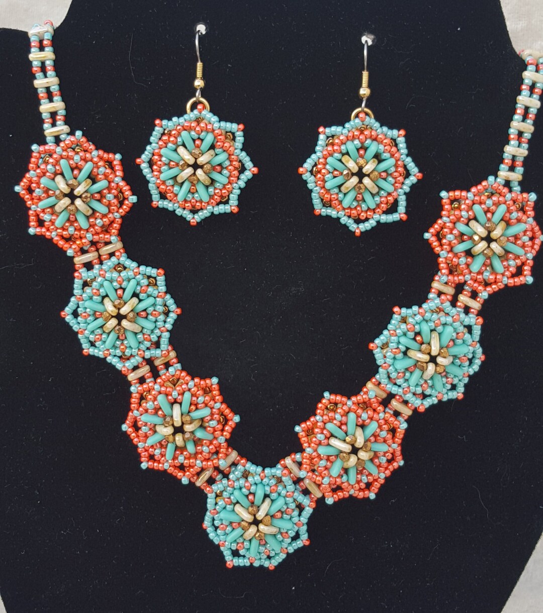 Touch of Lace Necklace - Beading Tutorial - Etsy
