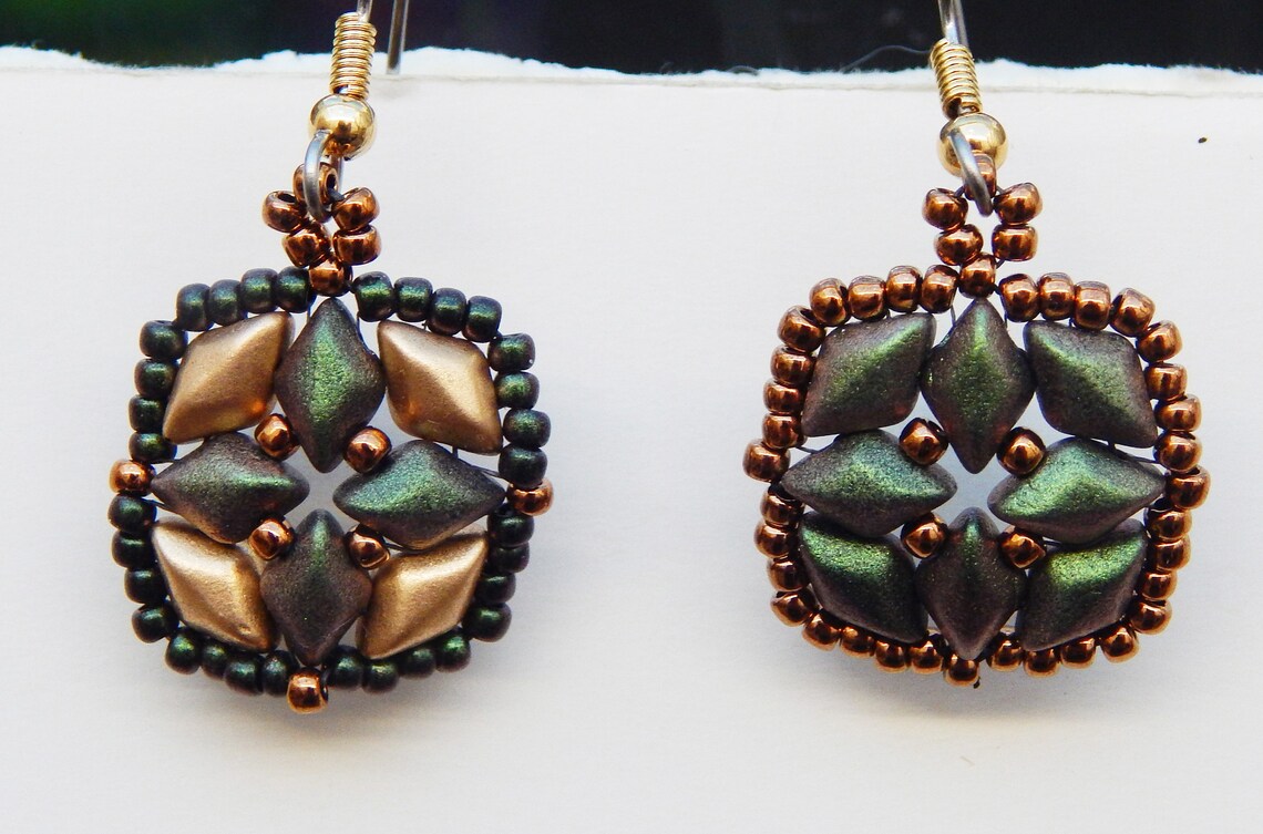 Gemduo Earring Pattern - Etsy