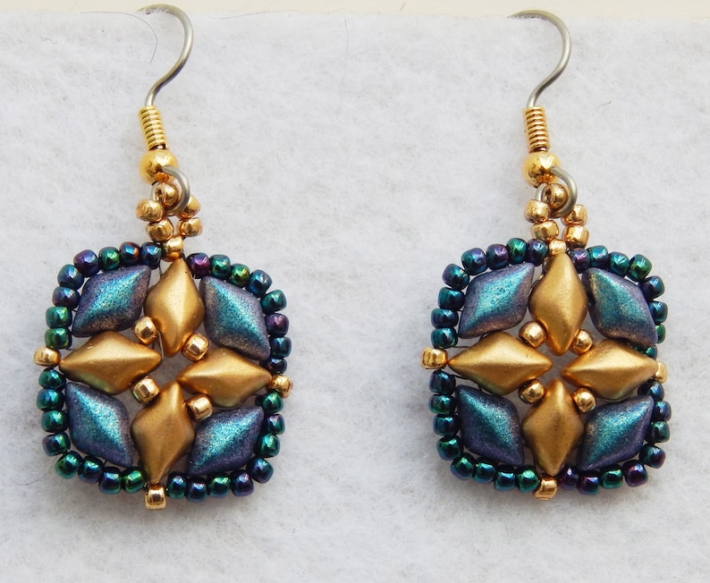 Gemduo Earring Pattern - Etsy