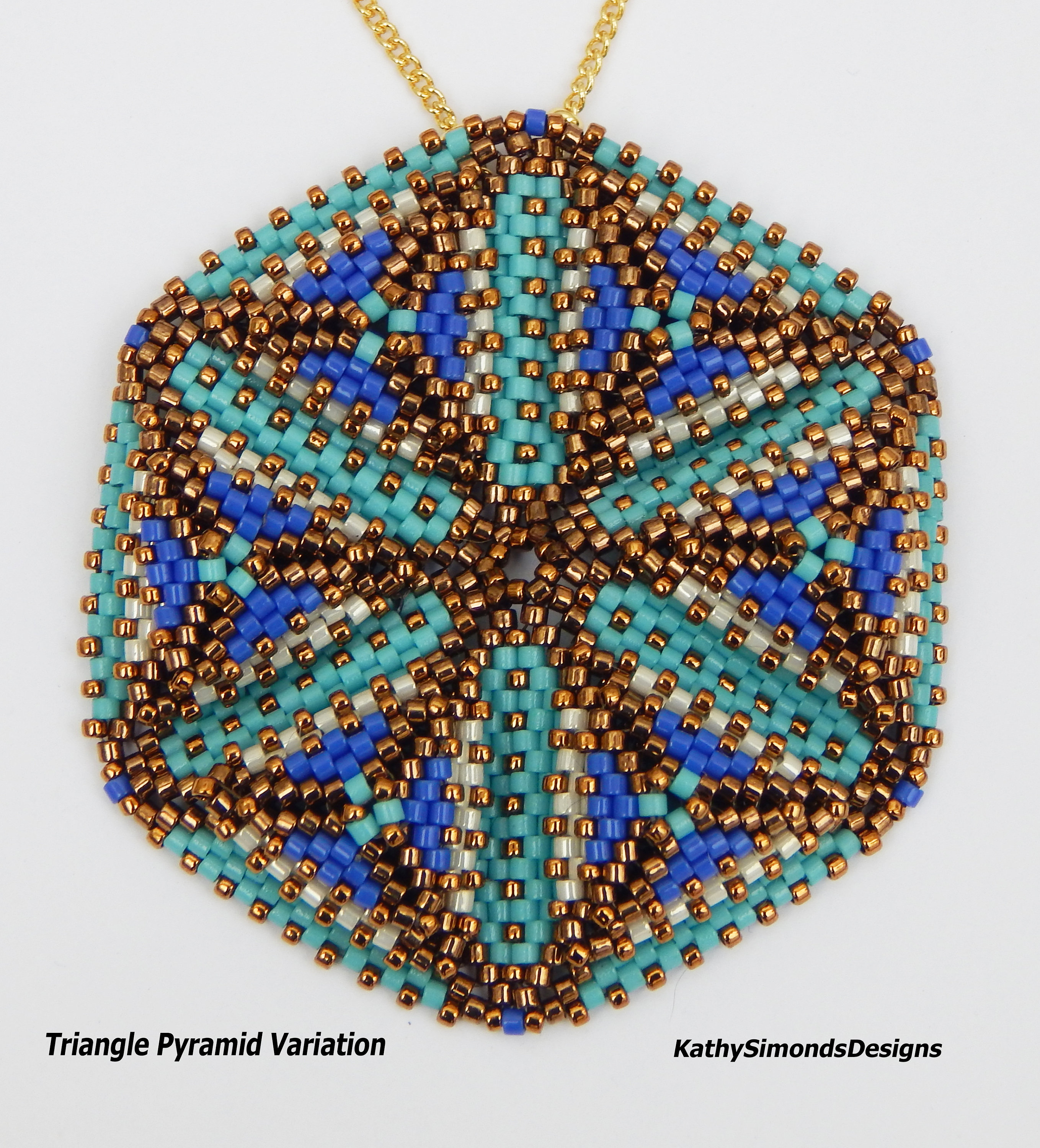 Triangle Pyramid Pendant Tutorial - Etsy