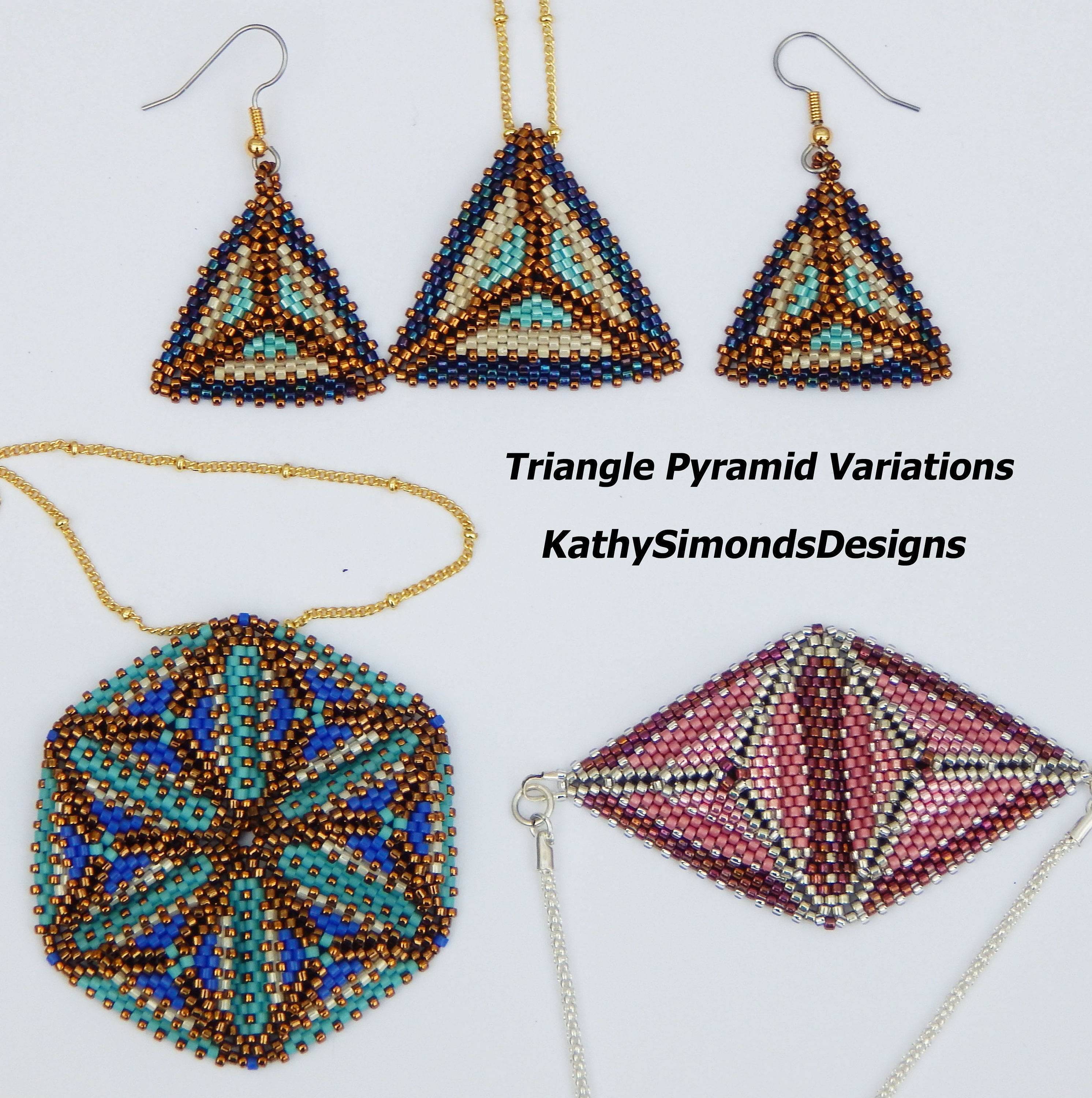 Triangle Pyramid Pendant Tutorial - Etsy