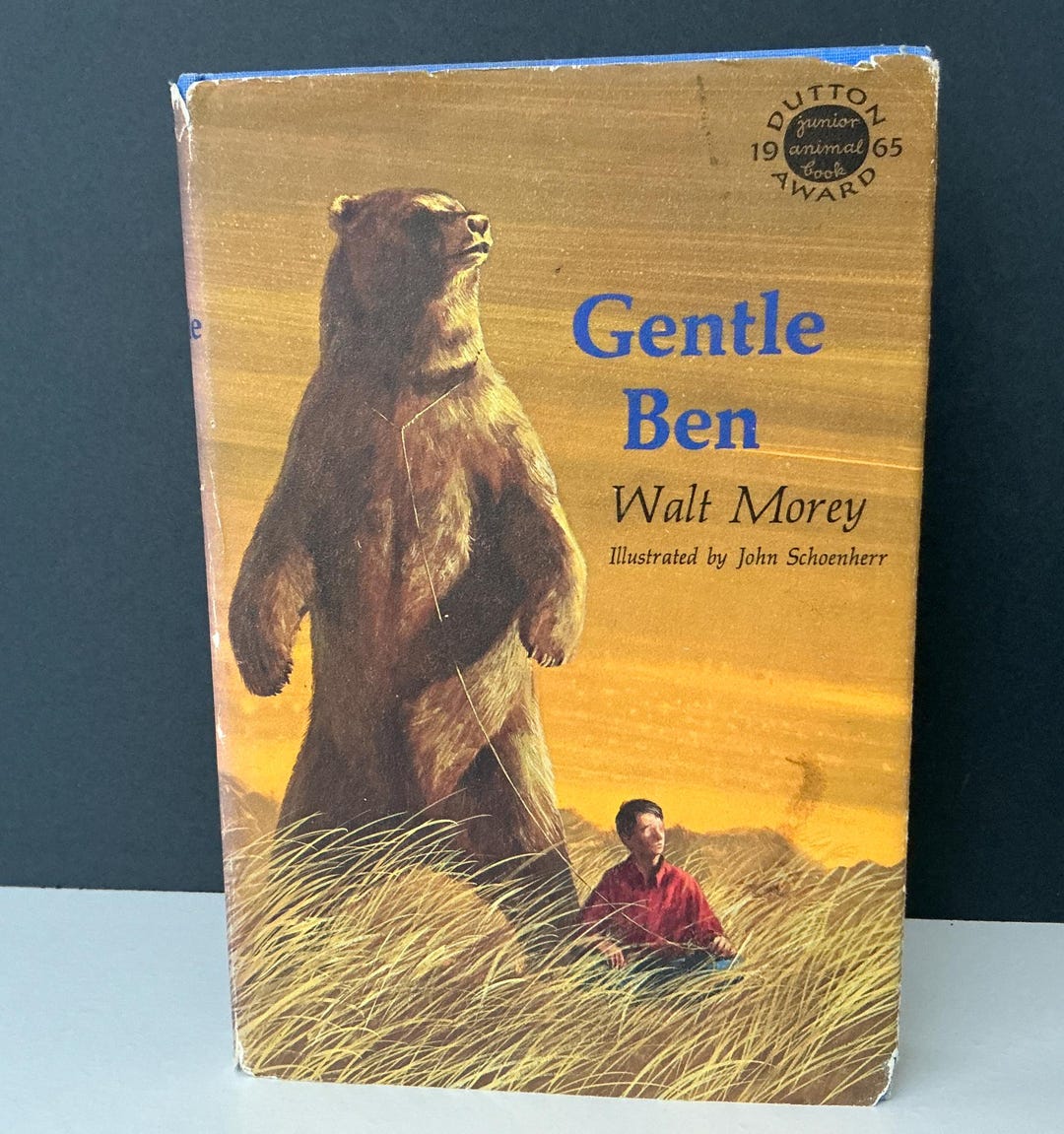 Signed Award Winning Children’s Book. Gentle Ben by Walt Morey, 1969 ...