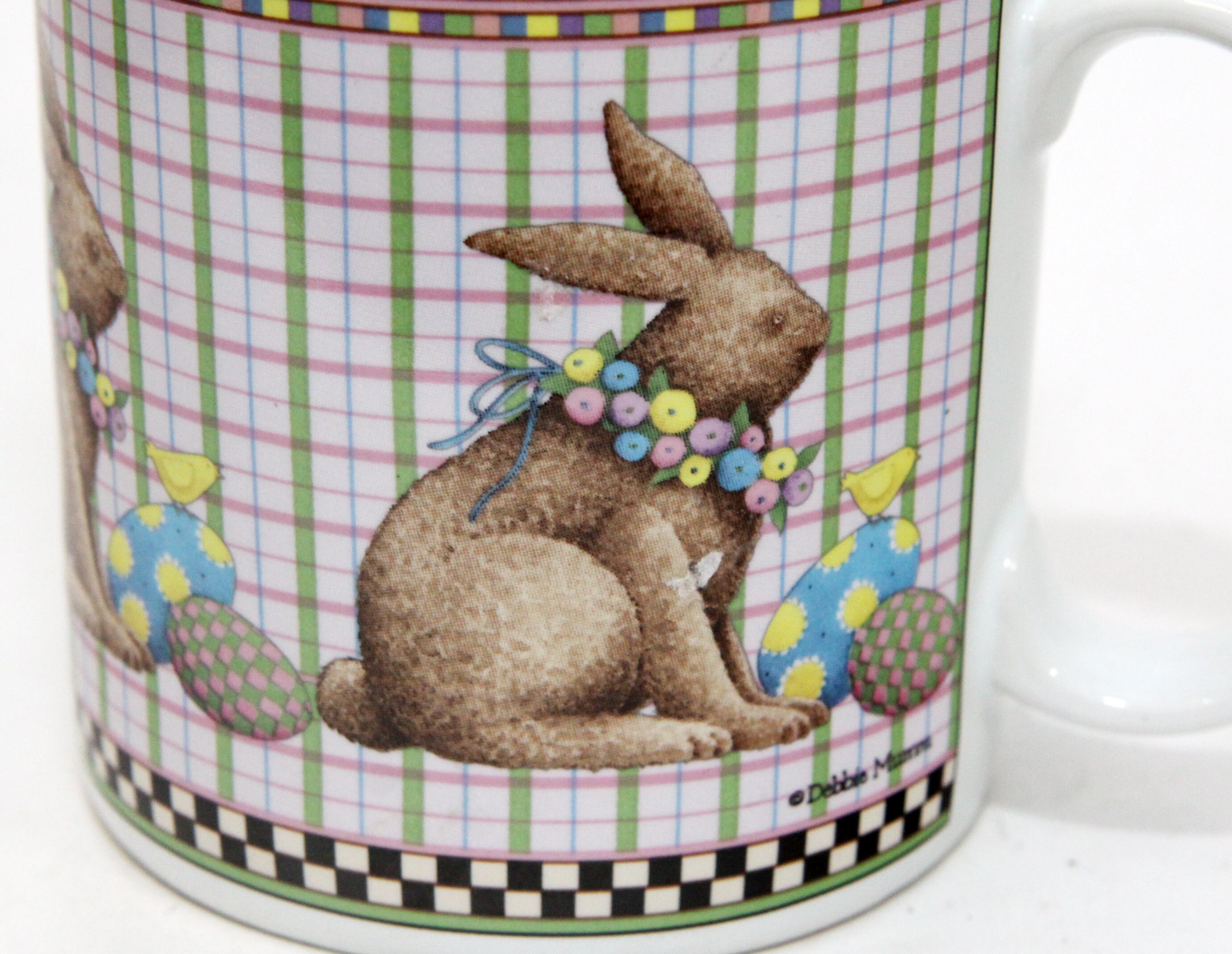 Sakura Debbie Mumm Bunny Cup Mug Pink Vintage Rabbits Ceramic | Etsy