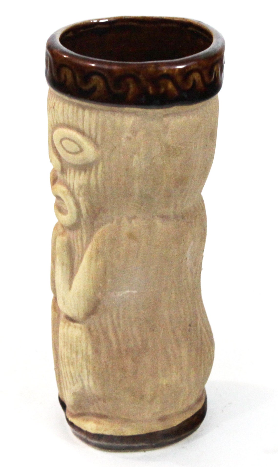 Vintage Tiki Totem Vase Mid Century Made in Japan 6.75 - Etsy