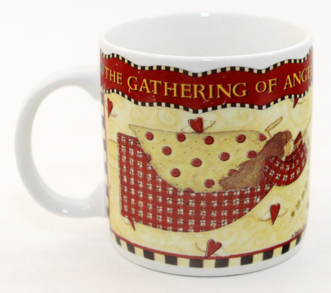 Sakura Debbie Mumm Gathering of Angels Ceramic Mug Christmas - Etsy