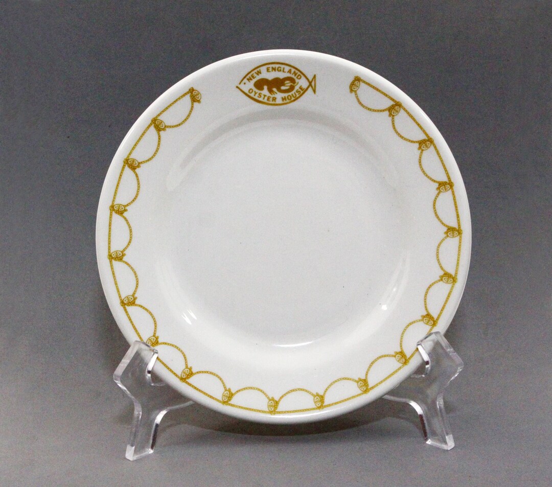 Homer Laughlin Plate Restaurant Ware 7" New England Oyster House ...