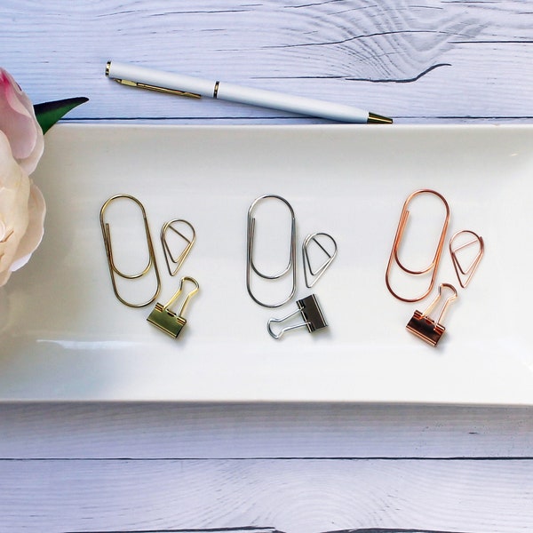 Wide Binder Clips - Etsy