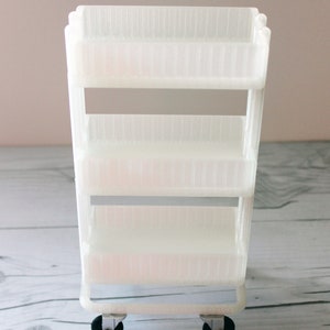 Transparent Mini Utility Cart - Desk Organizer - Planner Accessories ...