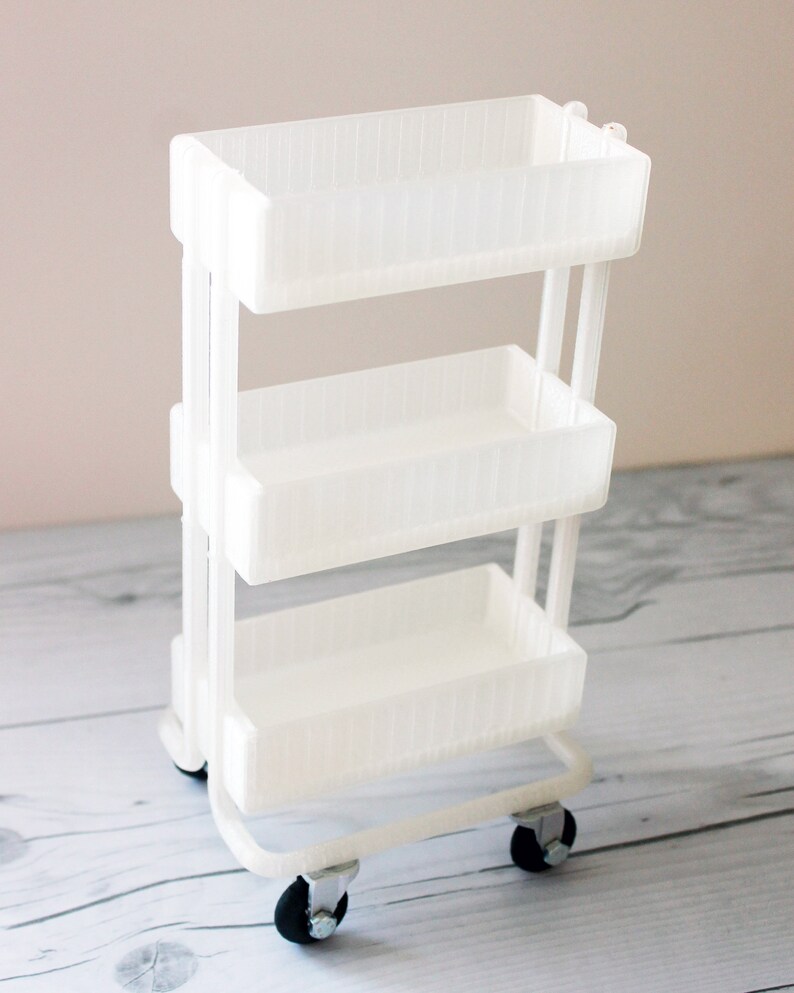 Transparent Mini Utility Cart Desk Organizer Planner - Etsy